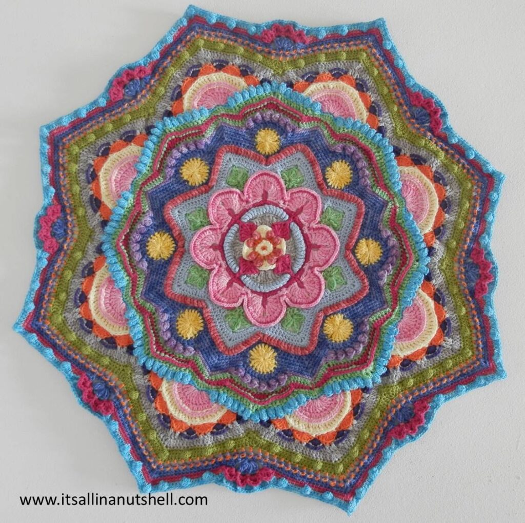 Mandala Madness – all video tutorials, colors list and yardage – It's ...