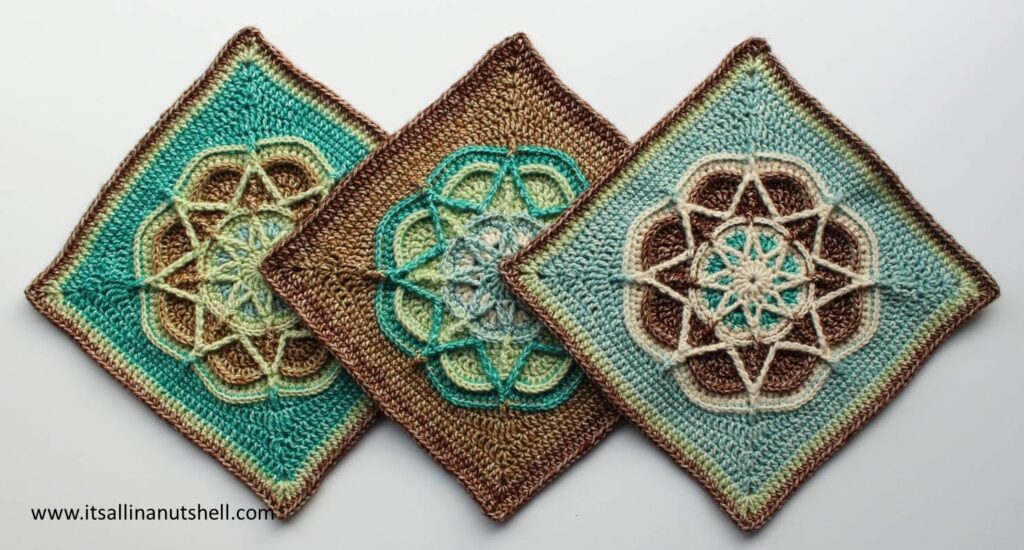 Nuts about Squares CAL – Week 2 – It's all in a Nutshell Crochet