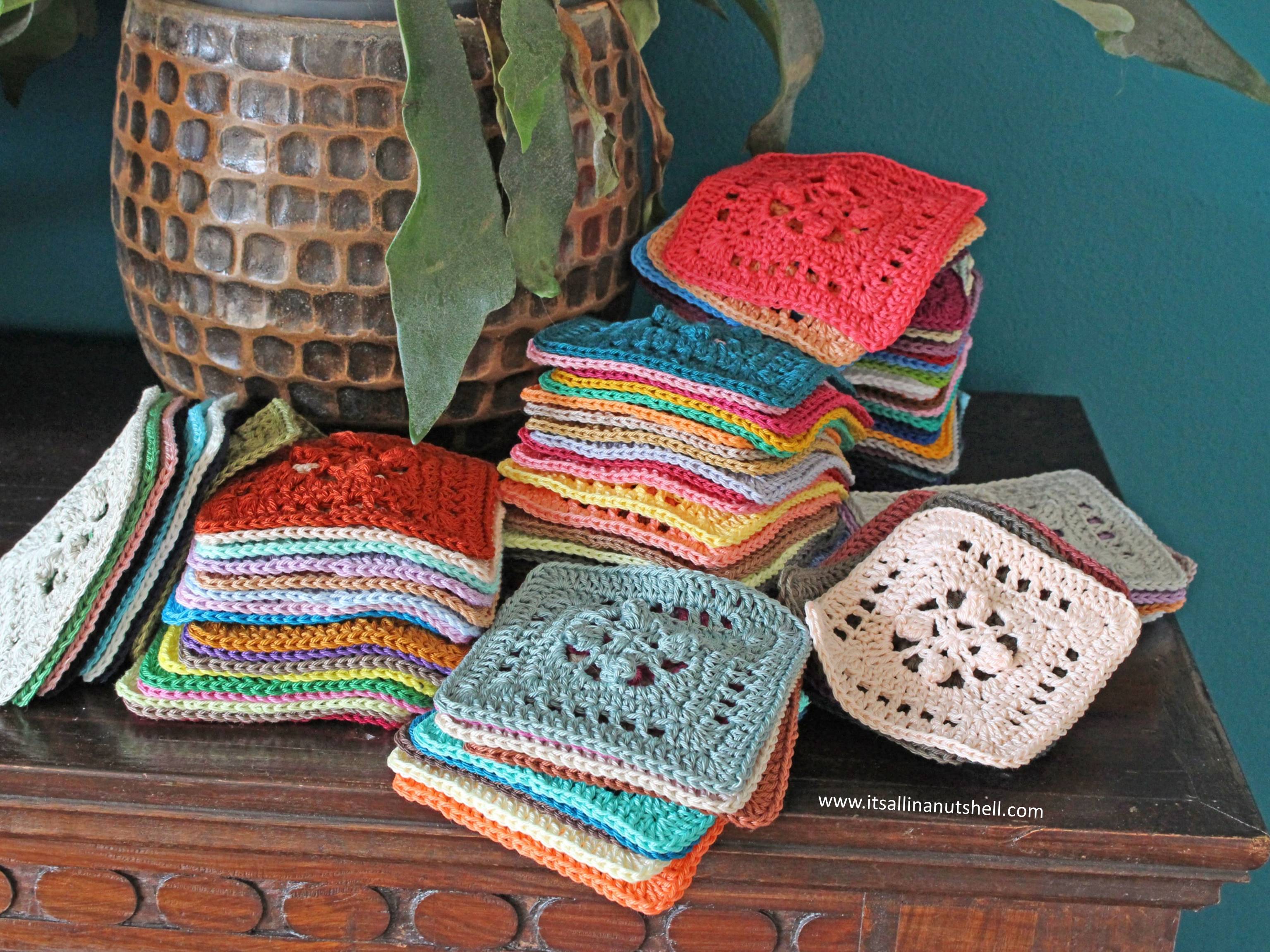 Button Blanket – Free Crochet Pattern – It's all in a Nutshell Crochet