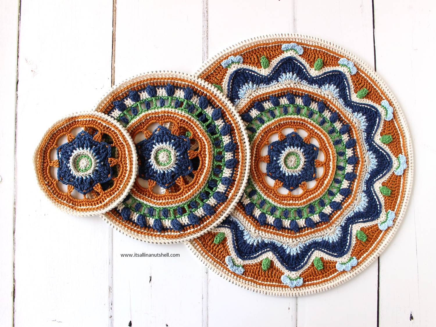 Enigma Mandalas Part 1 – Free Crochet Pattern – It's all in a Nutshell ...